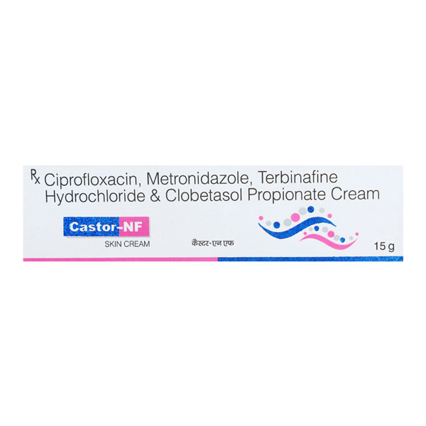 Castor NF Cream (15gm) For Skin infections, Redness, Swelling, Itching ...